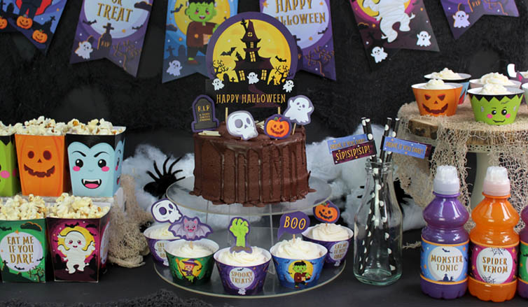 Halloween Spooky Fun Collection - Printable Parties