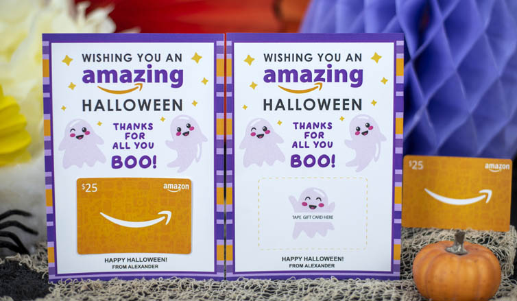 Cute Printable Halloween Gift Card Holders: Perfect Teacher ...