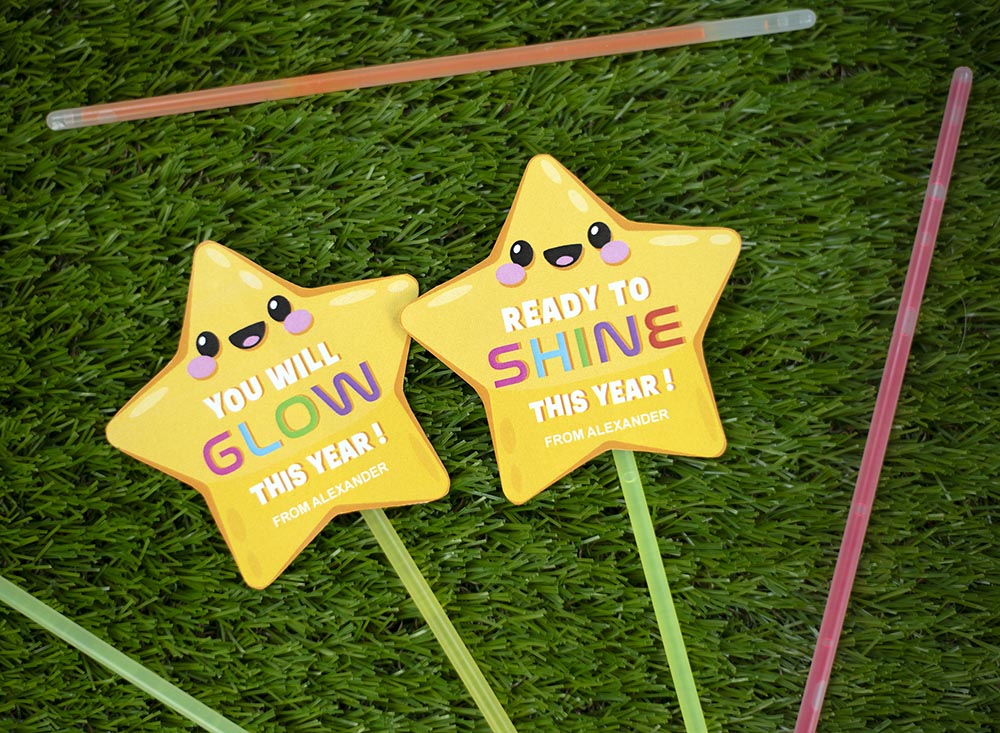 Light Up Back to School with Unique Printable Star Tags | Teacher's ...
