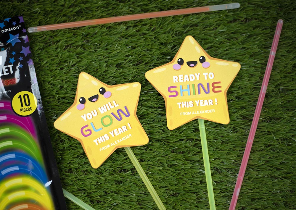 Light Up Back to School with Unique Printable Star Tags | Teacher's ...