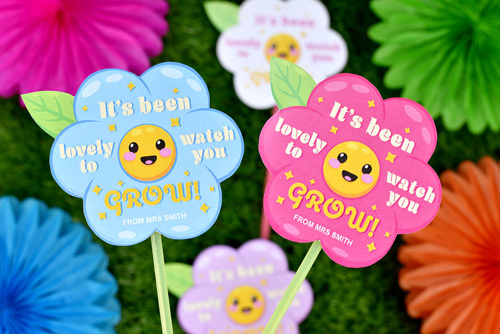 Delightful Printable Flower Tags: The Perfect Unique Student Gift ...