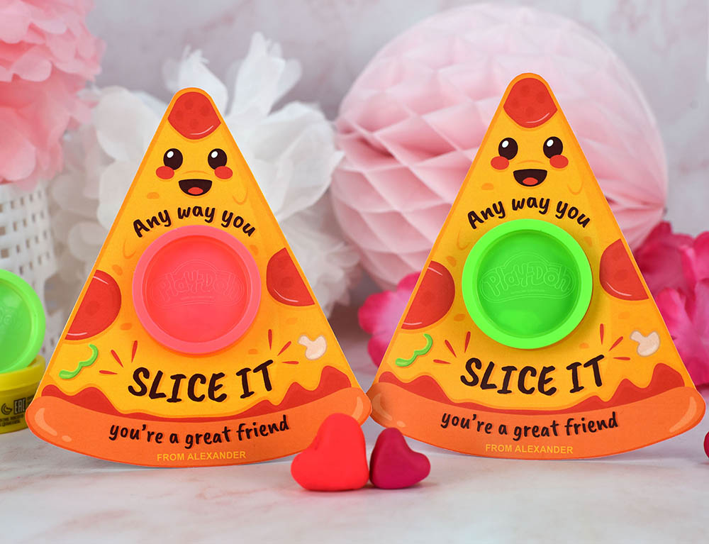 Printable Pizza Play Doh Holder - Printable Parties