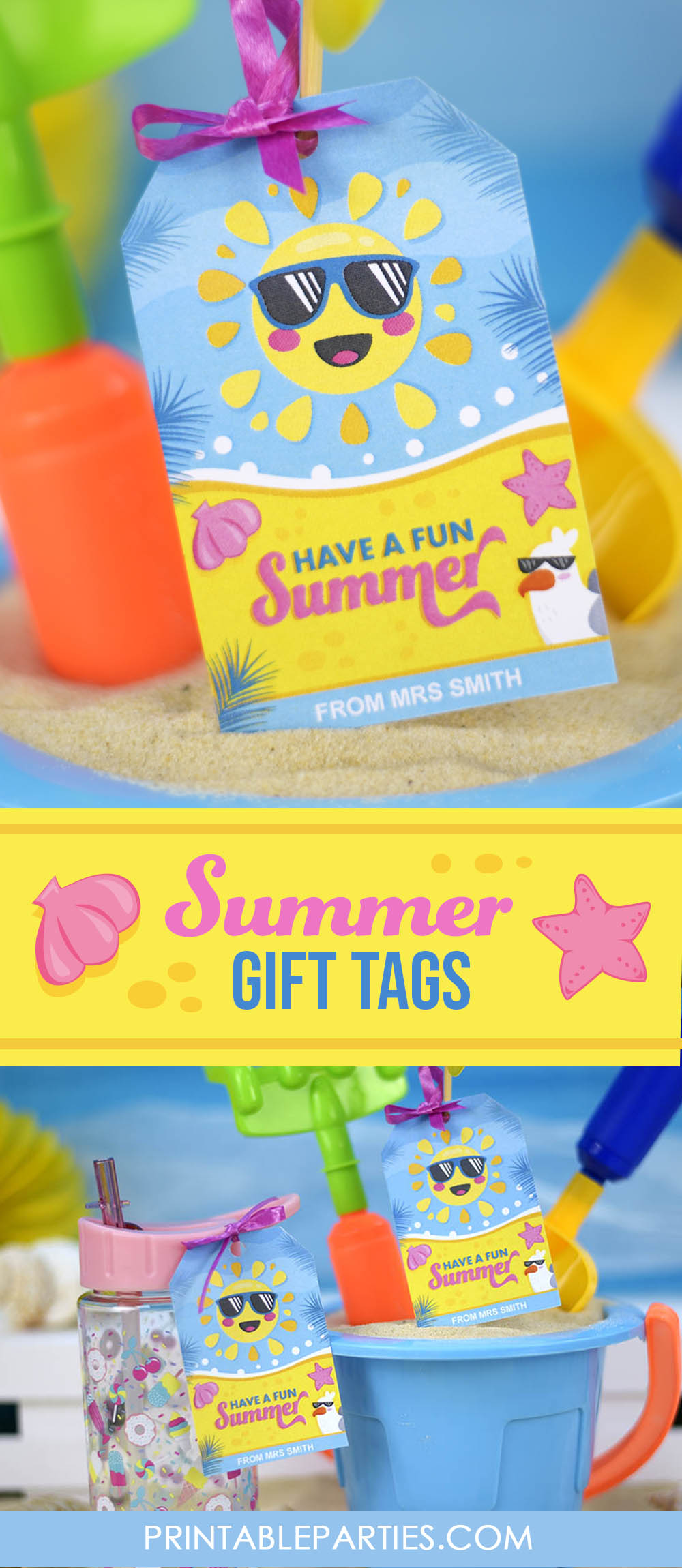 Brighten Your Farewells with Printable Summer Gift Tags | End of Term Ideas