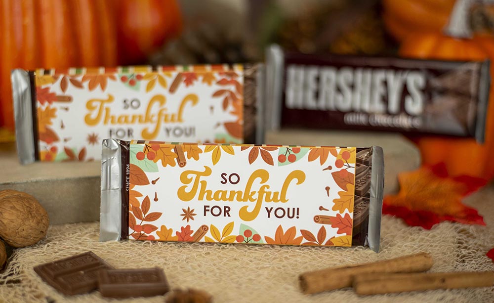 Printable Thanksgiving Chocolate Bar Wrappers: The Perfect Thanksgiving ...
