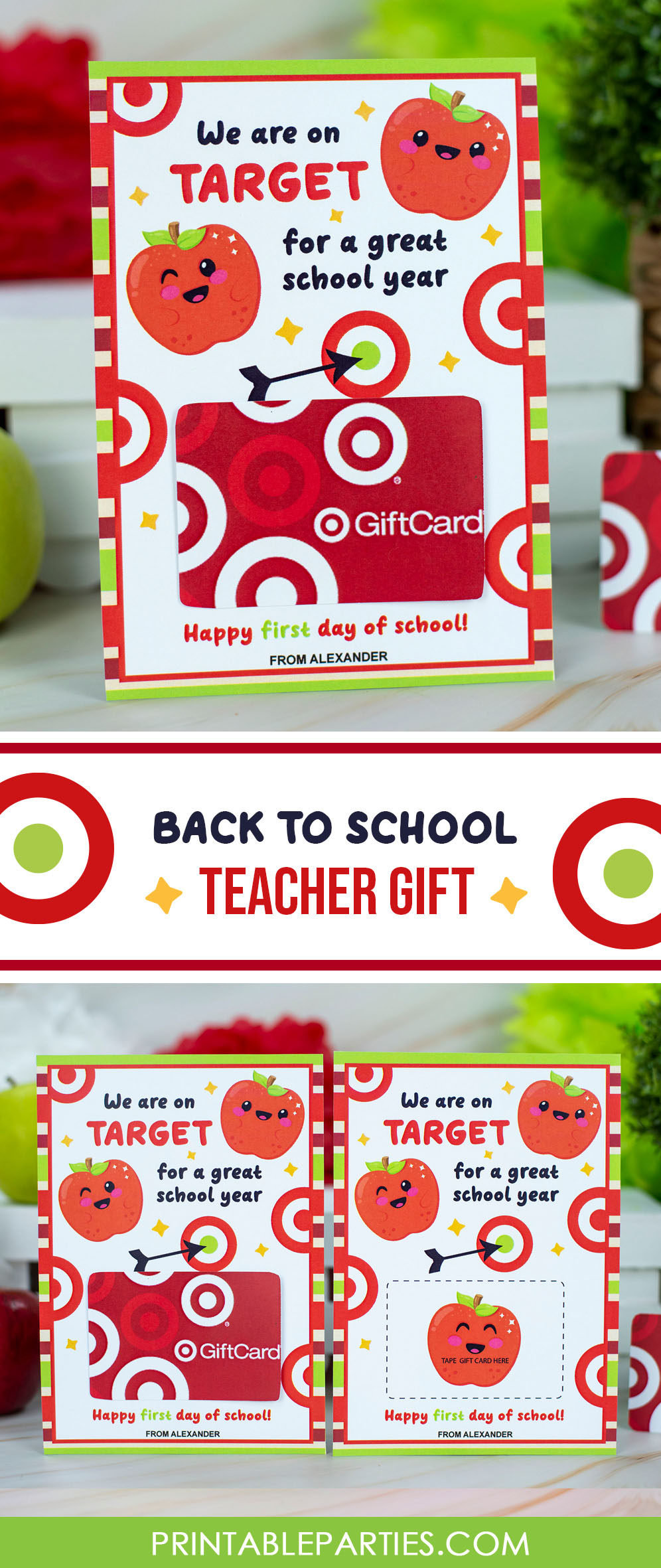 Back to School Gift Card Holder: The Perfect Printable Teacher Gift!