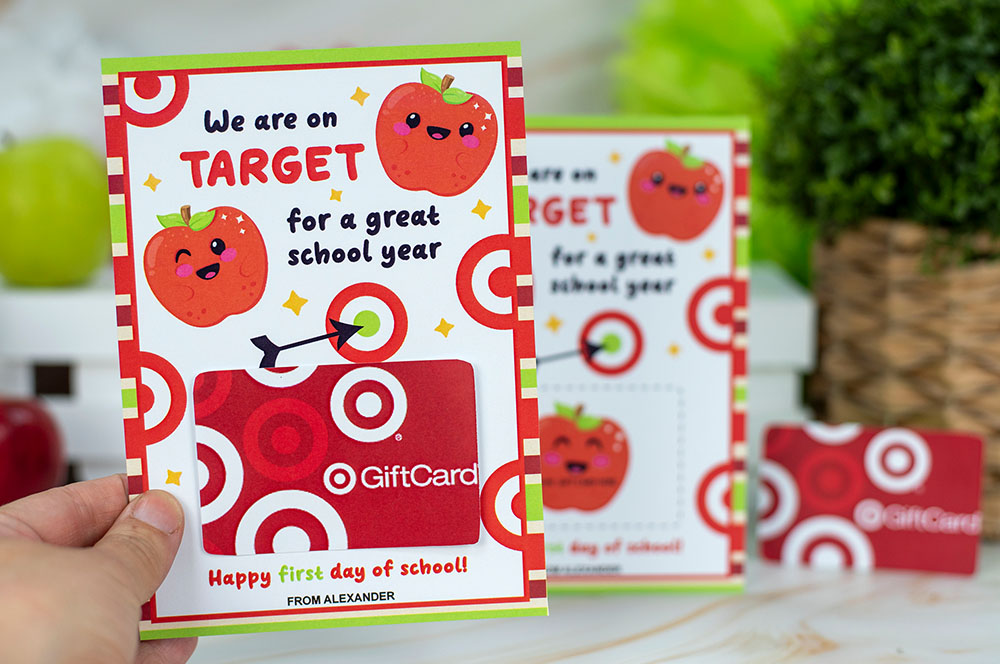 Back to School Gift Card Holder: The Perfect Printable Teacher Gift!