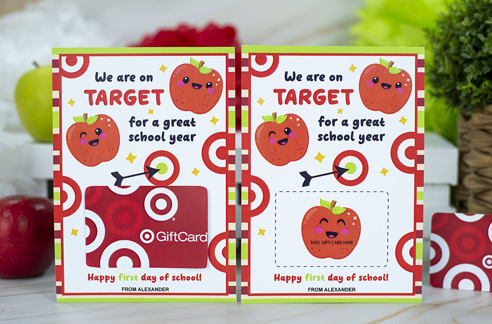 Back to School Gift Card Holder: The Perfect Printable Teacher Gift!