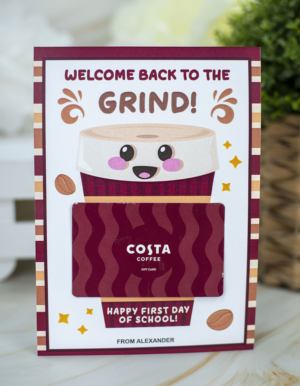 Fun, Printable Coffee Card Holders – The Perfect Back to School Teacher ...