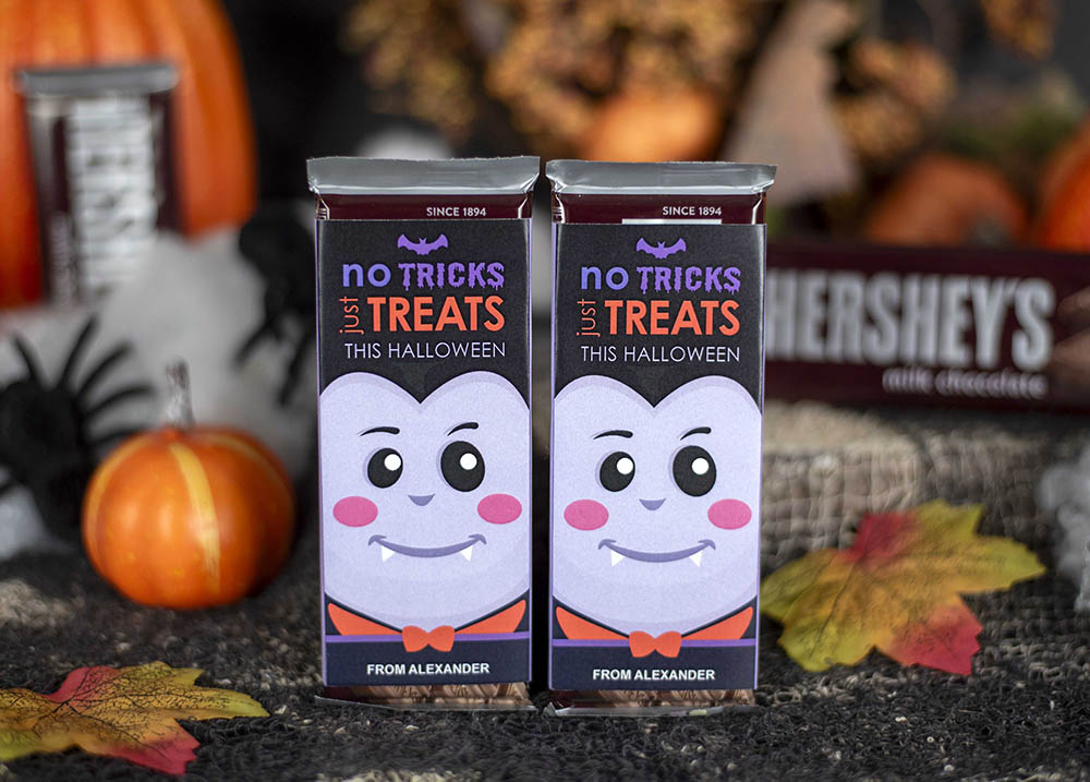 Spook-tacular Dracula Halloween Chocolate Wrappers | Perfect Halloween ...