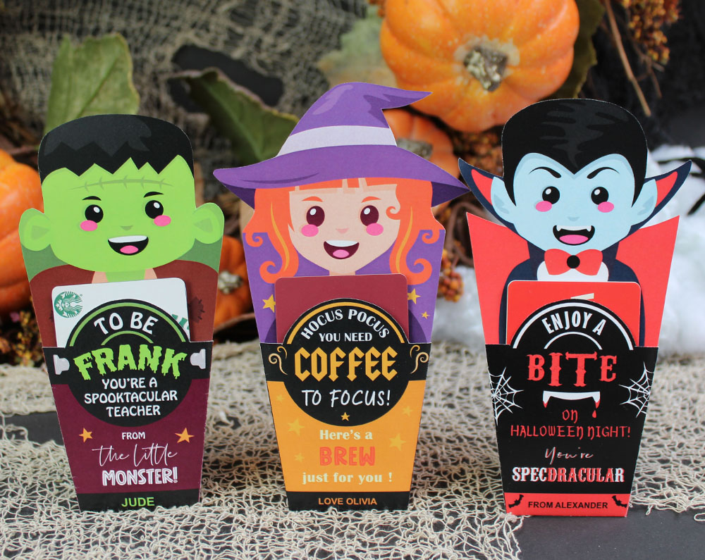 Halloween Teacher Gift: Unique & Spooky Gift Card Holders!