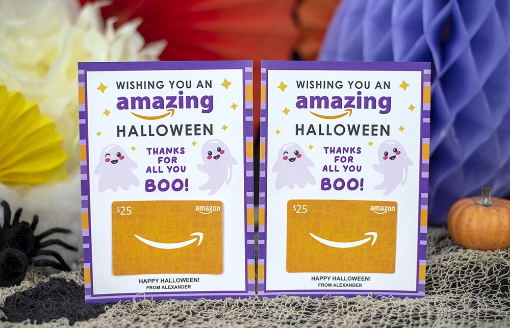 Cute Printable Halloween Gift Card Holders: Perfect Teacher ...