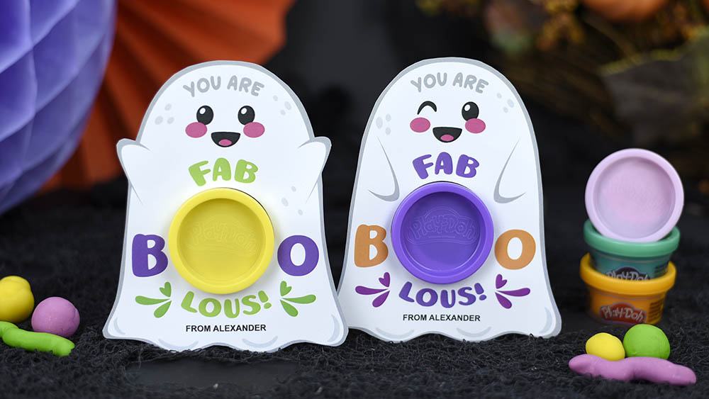 Make Halloween Fab-BOO-Lous with Our Printable Ghost Play Doh Holders ...
