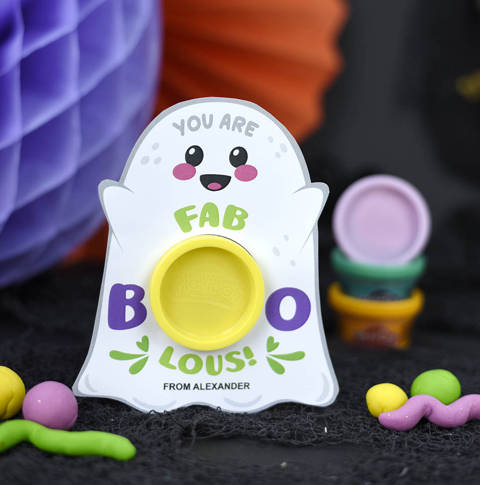 Make Halloween Fab-BOO-Lous with Our Printable Ghost Play Doh Holders ...