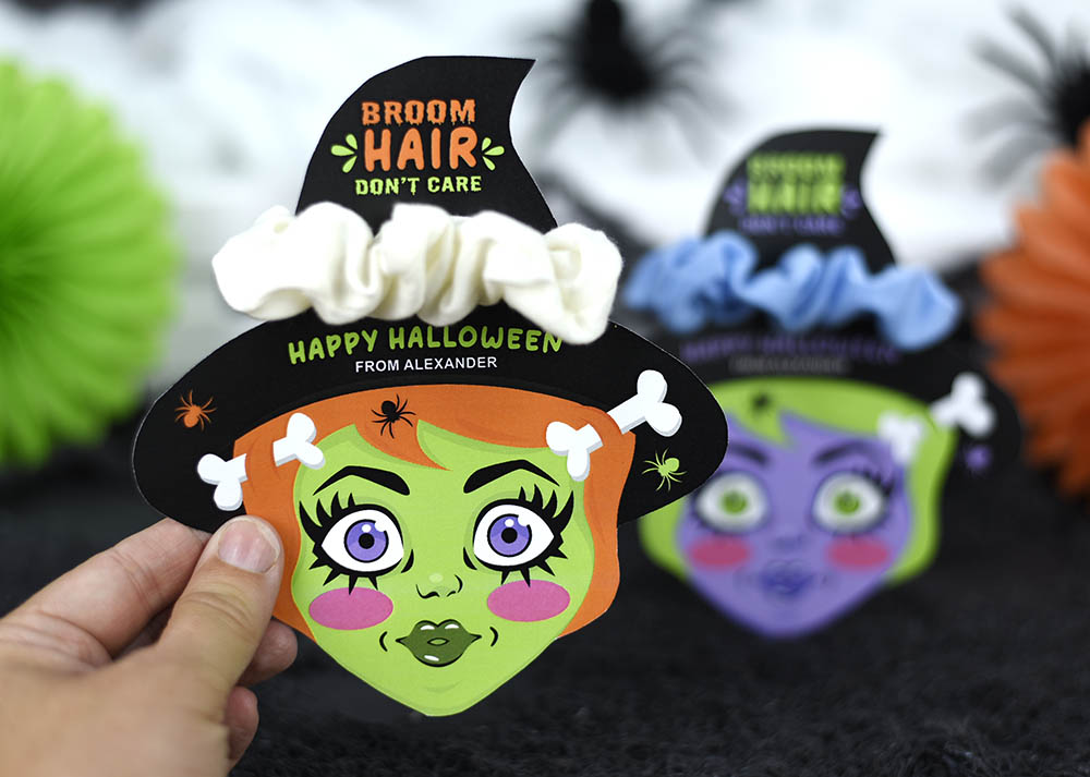 Bewitchingly Adorable Printable Halloween Scrunchie Holders - Perfect ...
