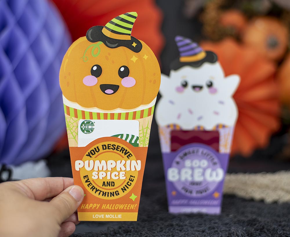 Uniquely Crafted Halloween Coffee Card Holders: The Perfect Halloween ...