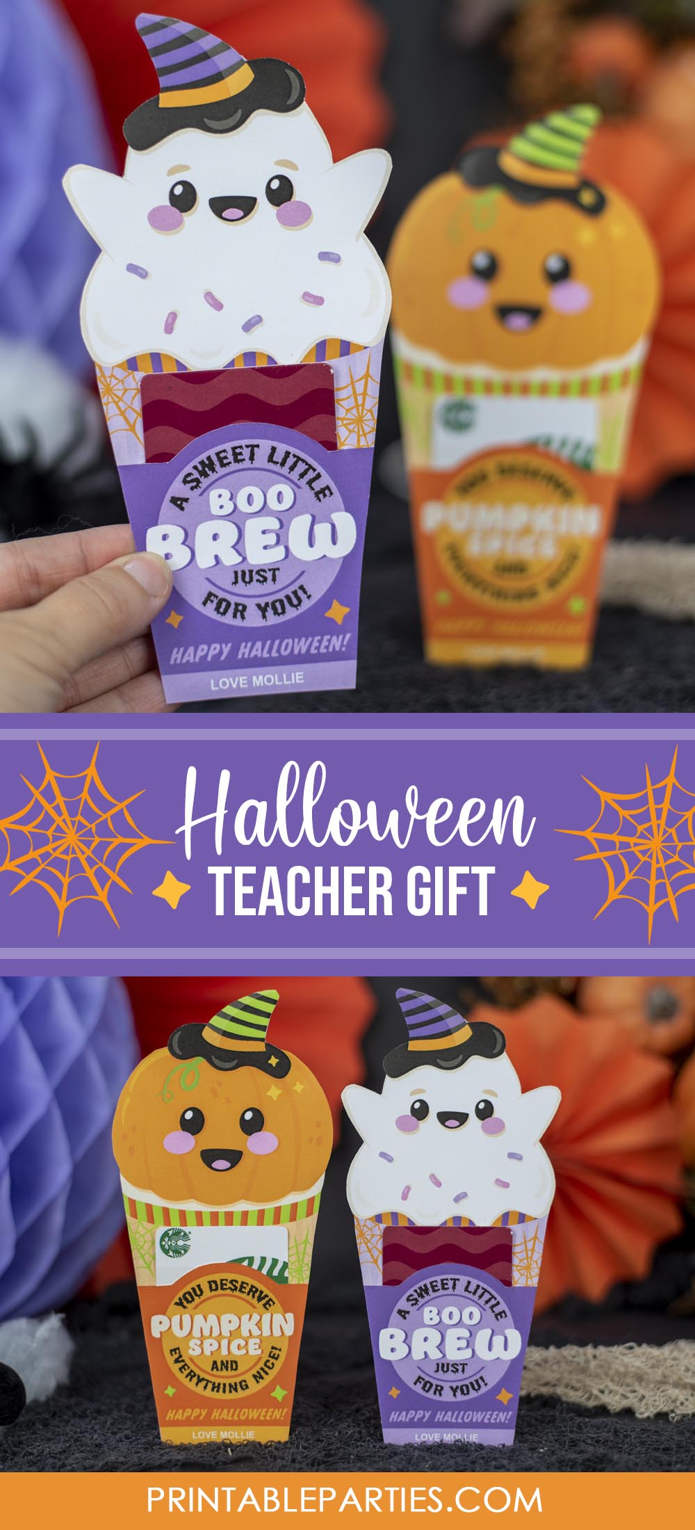 Uniquely Crafted Halloween Coffee Card Holders: The Perfect Halloween ...